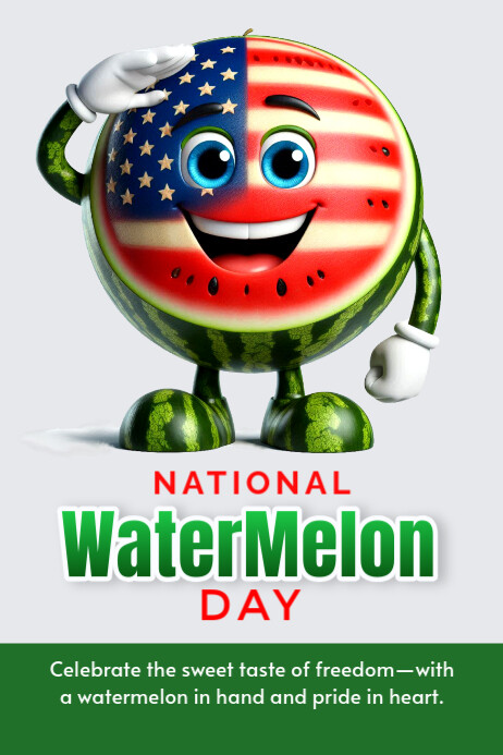 National watermelon day Template | PosterMyWall