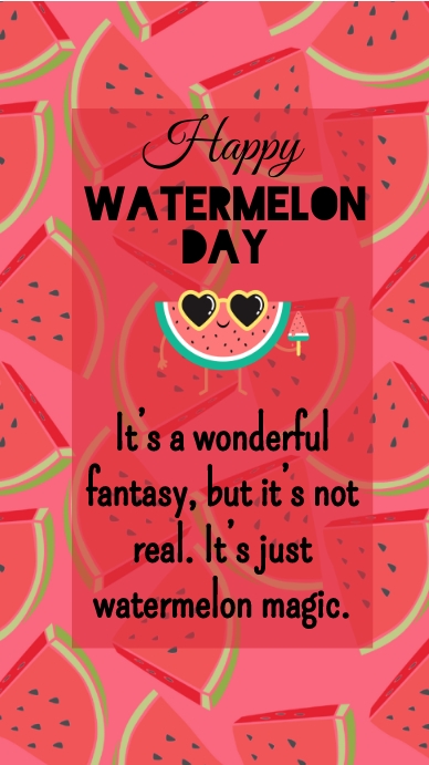 Modèle national watermelon day | PosterMyWall