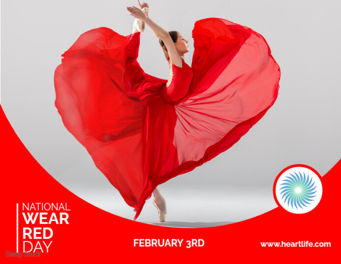 National Wear Red Day Template | PosterMyWall