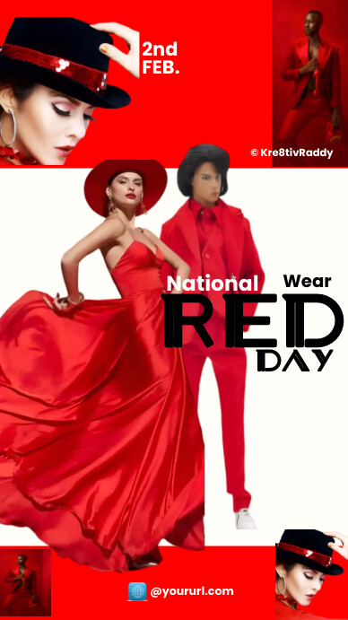 Copy of National Wear Red flier | PosterMyWall