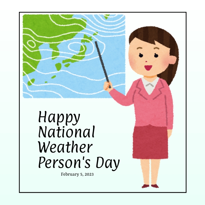Copy of national weather person's day instagram post | PosterMyWall