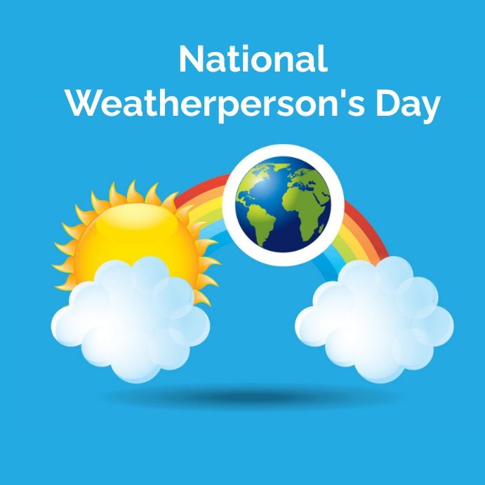 national weatherperson's day Template | PosterMyWall
