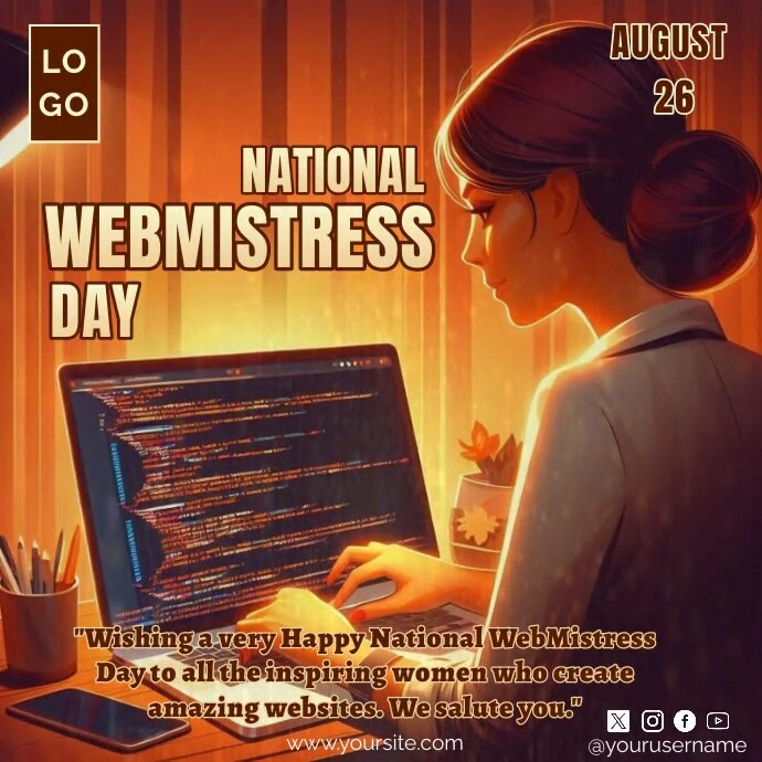 National WebMistress Day Template | PosterMyWall