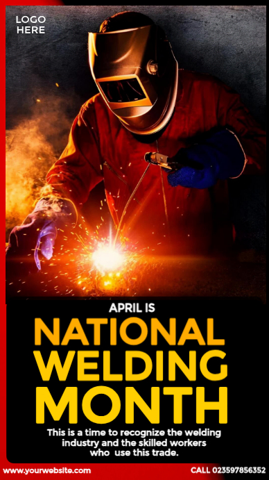 National Welding Month Ad Template | PosterMyWall