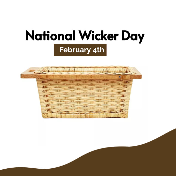 Plantilla de national wicker day | PosterMyWall