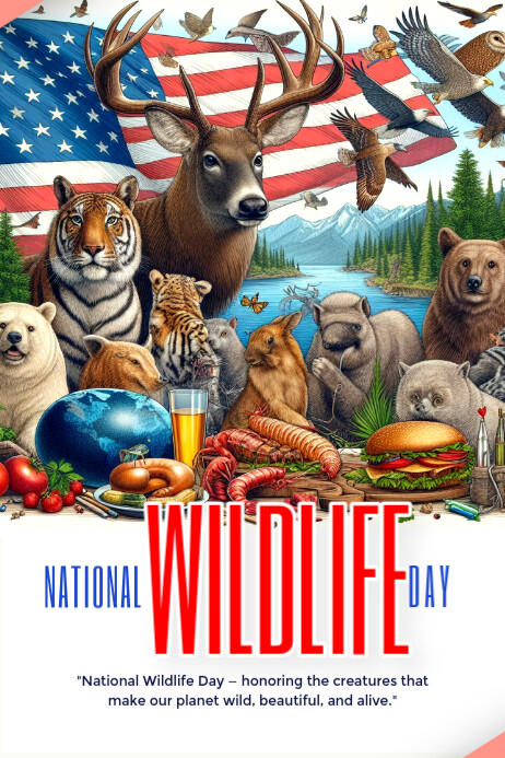 National wildlife day Template | PosterMyWall