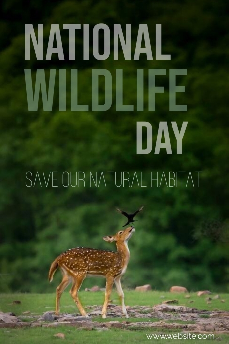 National Wildlife Day Template | PosterMyWall