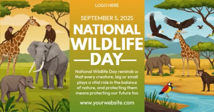 National Wildlife Day Invitation Template | PosterMyWall