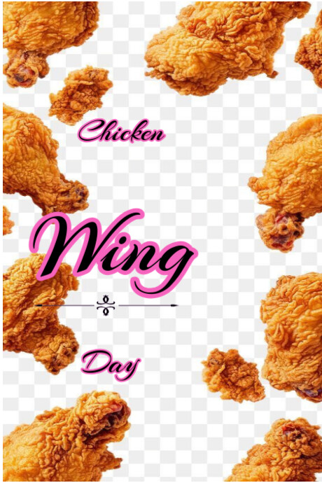 Plantilla de National Wing day | PosterMyWall