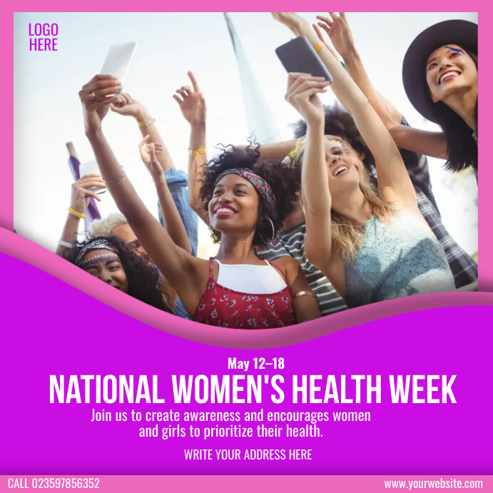 national women’s health week Template | PosterMyWall