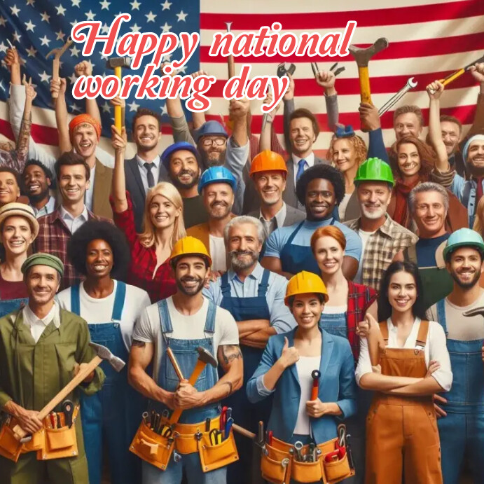 Copy of National working day template | PosterMyWall