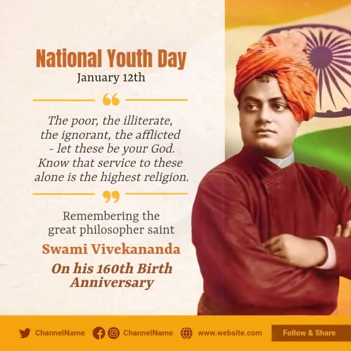 National Youth Day Post Template | PosterMyWall