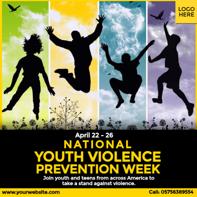 Copy of National Youth Violence Prevention Week | PosterMyWall