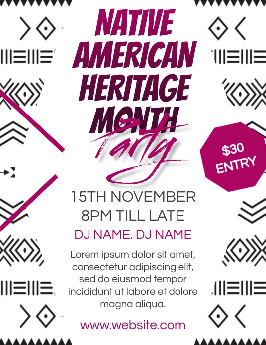 Native American Heritage Month Template | PosterMyWall