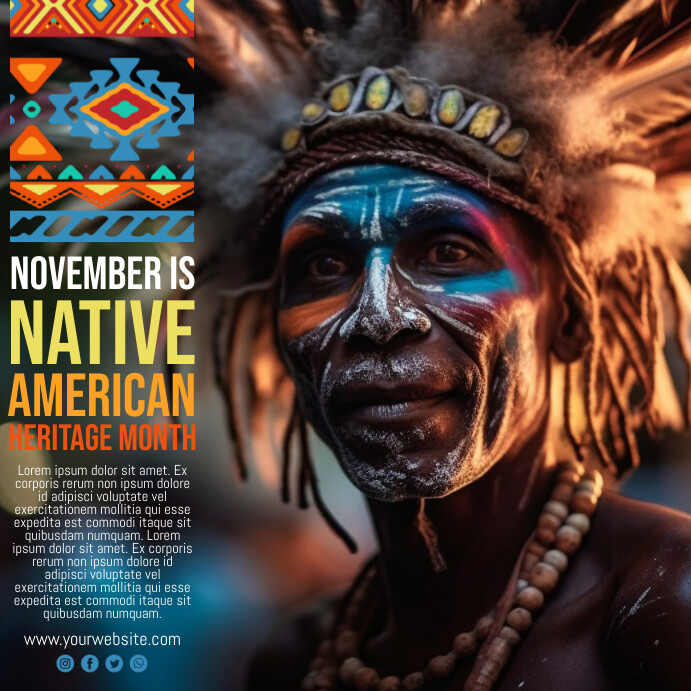 Native American Heritage Month Template | PosterMyWall