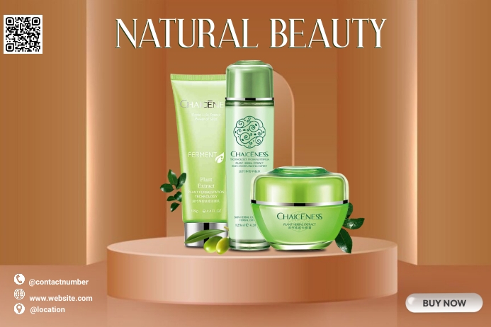 Natural Cosmetic Template | PosterMyWall