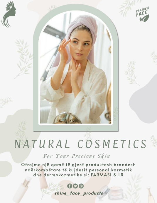 Natural Cosmetics Template | PosterMyWall