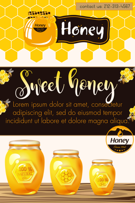 90+ ad honey Customizable Design Templates | PosterMyWall