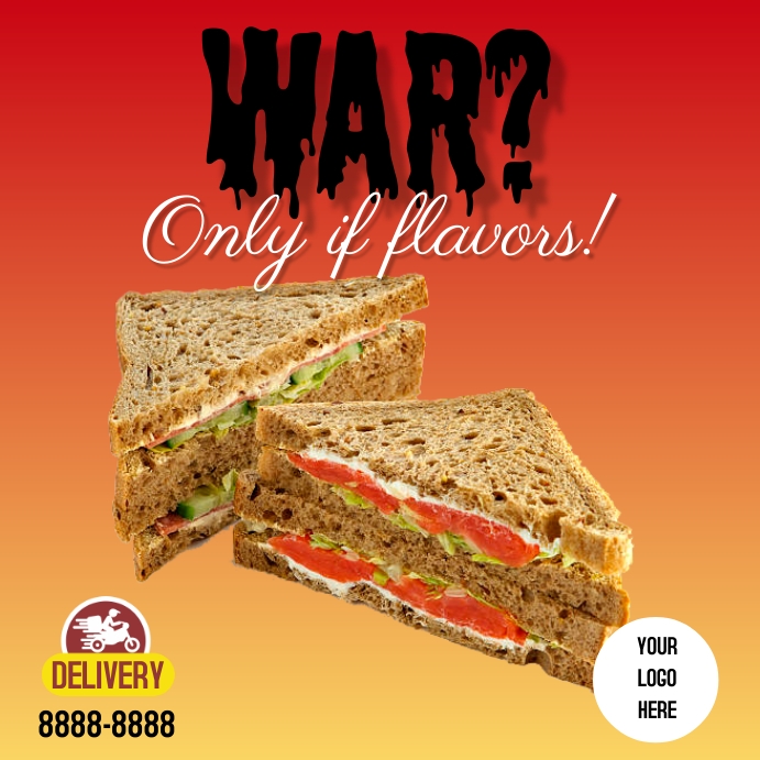 Natural sandwich Template | PosterMyWall