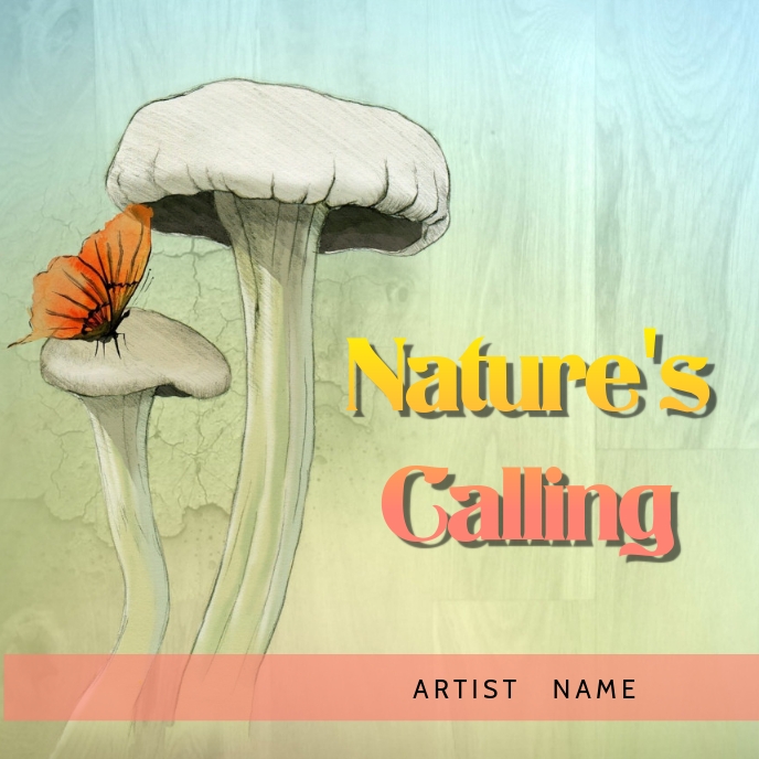 Nature's calling album Cover Template | PosterMyWall