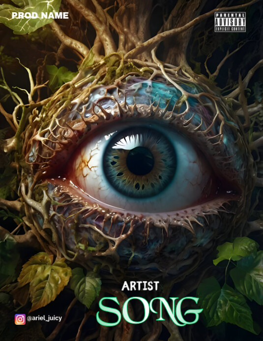 Nature Album Music Song Cover Flyer (us Letter) Template | PosterMyWall