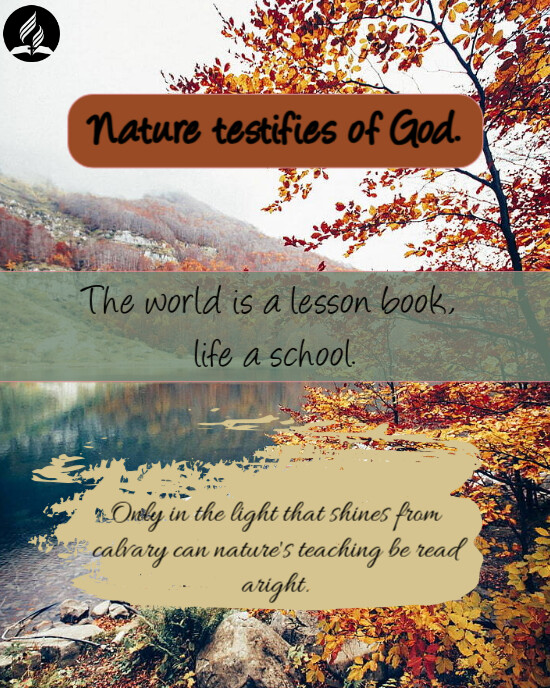 Copy of Nature Bible Quote | PosterMyWall
