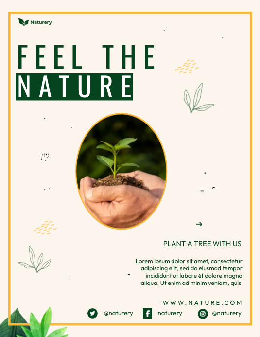 Nature poster template design | PosterMyWall