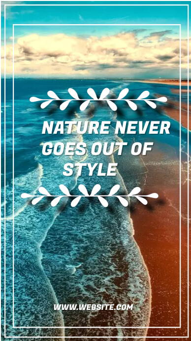 NATURE QUOTE Template | PosterMyWall