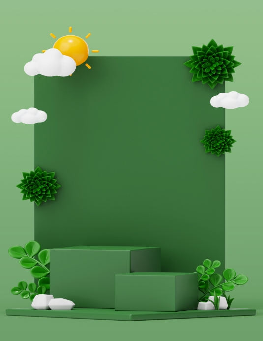 Copy of Nature vertical podium background design | PosterMyWall