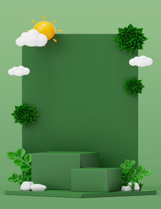 Copy of Nature vertical podium background design | PosterMyWall