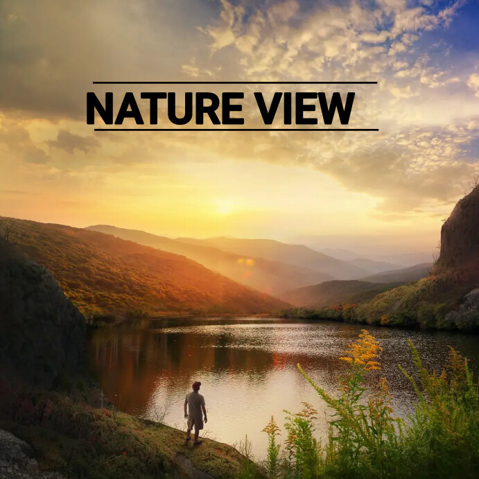 Copy of Nature view | PosterMyWall
