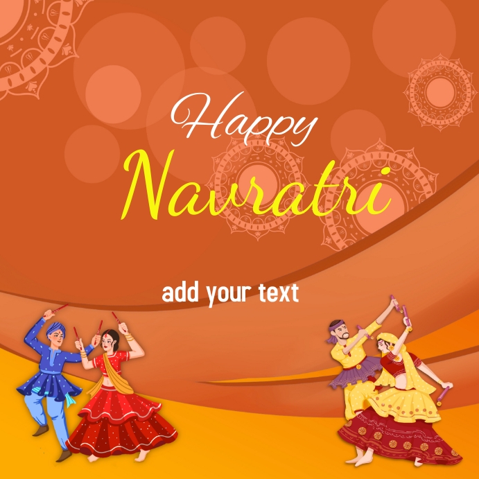 Navrati card Template | PosterMyWall