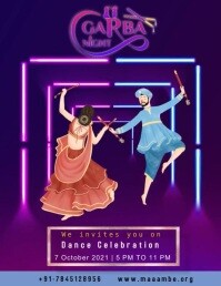 133+ Free Templates for 'Garba template' | PosterMyWall