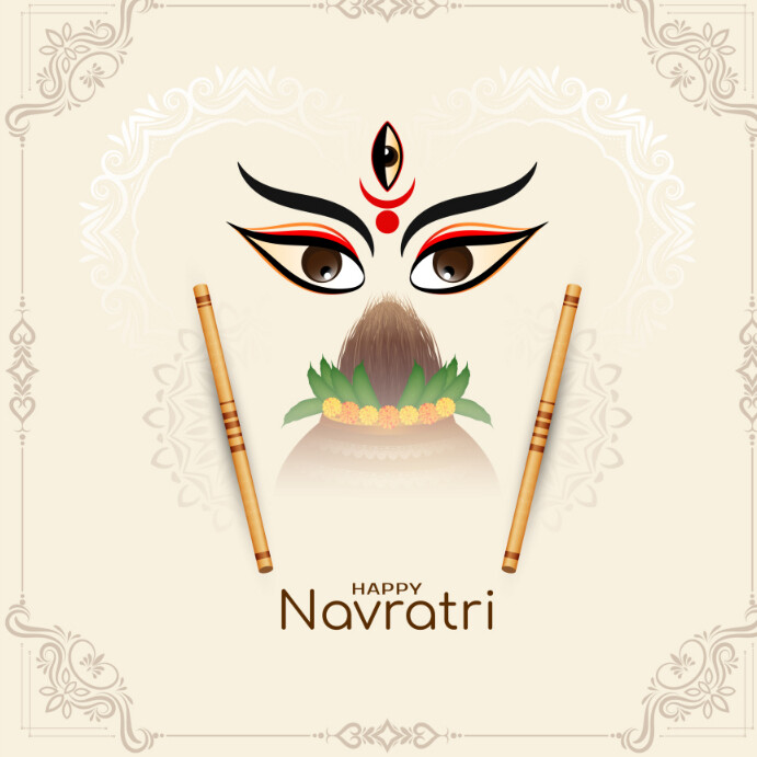 Navratri Celebration Template | PosterMyWall