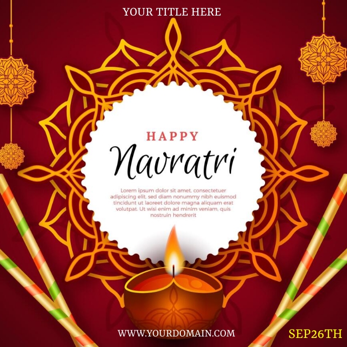 Navratri Template | PosterMyWall