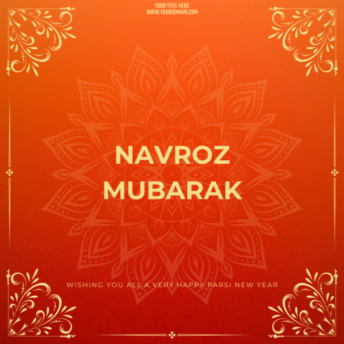 Navroz Mubarak Template | PosterMyWall