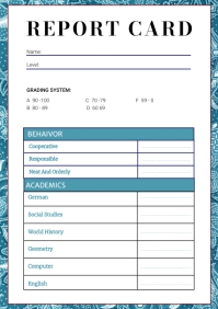 SCHOOL REPORT CARD FLYER TEMPLATE | PosterMyWall