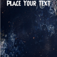 Blue smoky background design Template | PosterMyWall