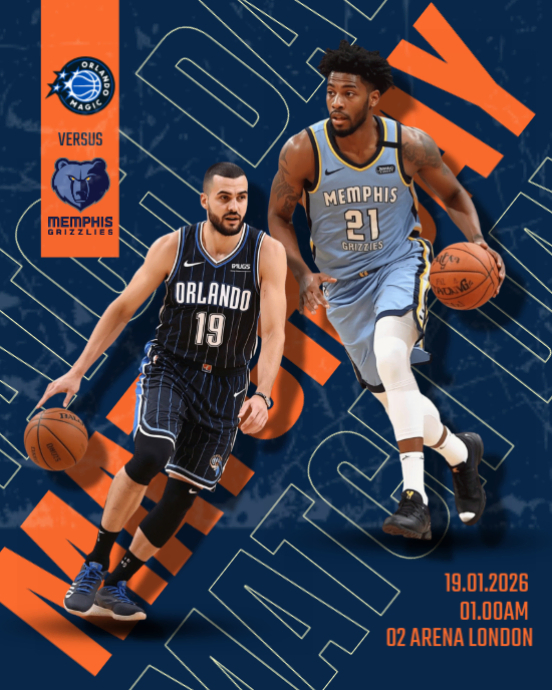 Navy Maksimalis Nba League Instagram Portrait Template | PosterMyWall