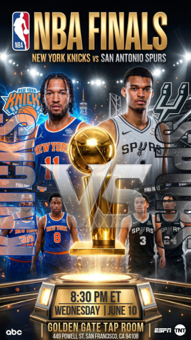 Nba Finals Viewing Party Template | PosterMyWall