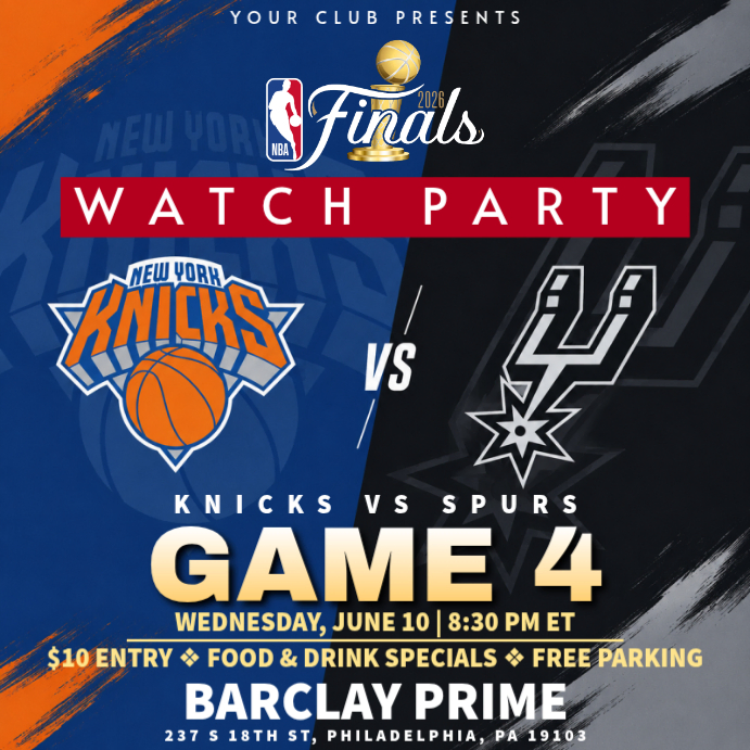 Plantilla de Basketball Game Watch Party | PosterMyWall