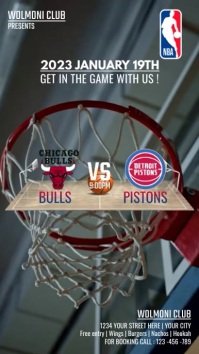 NBA live match updates, nba Schedule Template | PosterMyWall