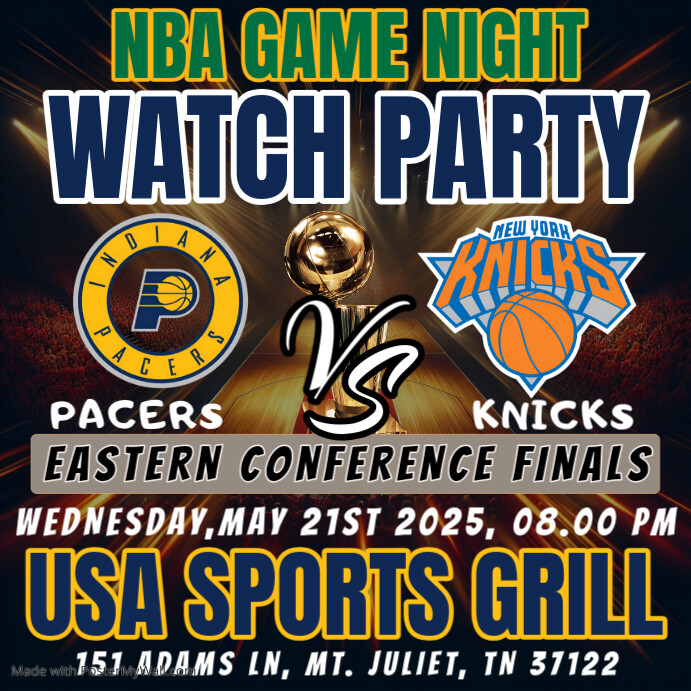 Copy of NBA Watch party east conference final pacers vs celtics ...