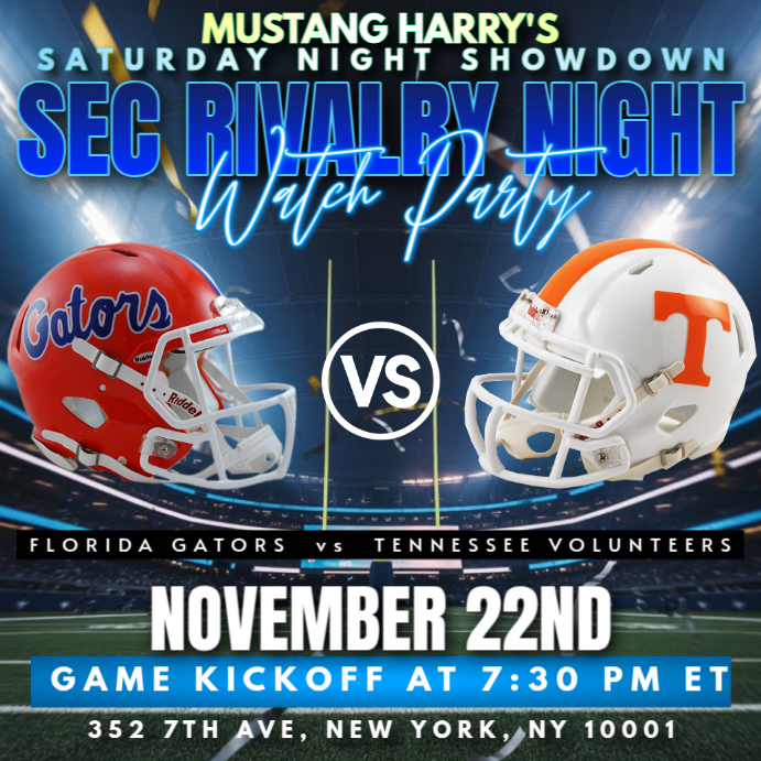 NCAA Football Week 13: Florida Gators vs Tennessee Volunteers Watch ...