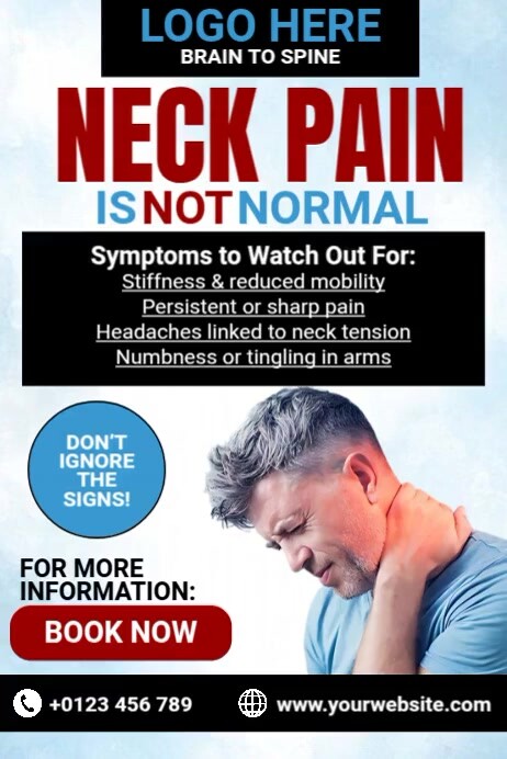 Neck Pain Template | PosterMyWall