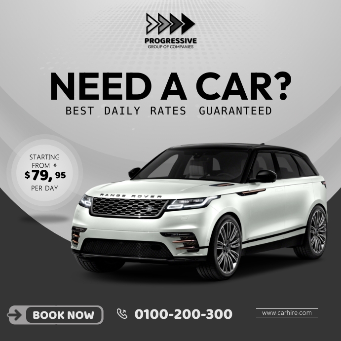 Need a car Template | PosterMyWall