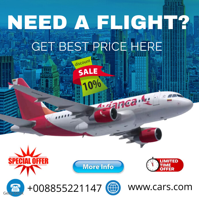 Copy of Need a flight? Airlines template | PosterMyWall