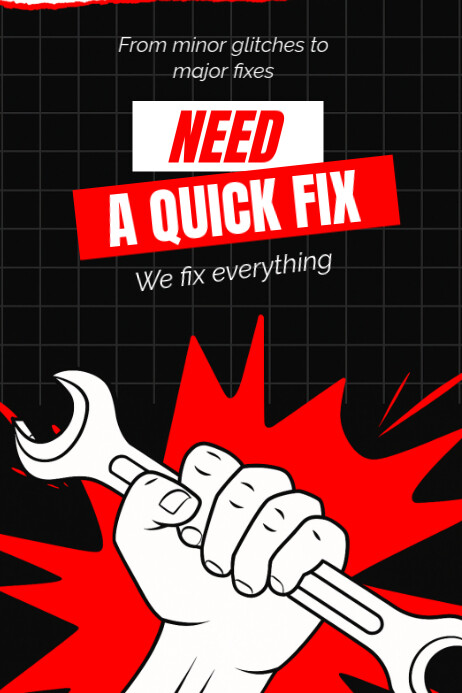 Need A quick Car Fix Poster Template | PosterMyWall