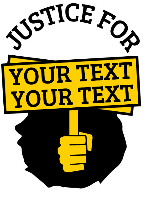 Need Justice theme Tshirt poster template | PosterMyWall