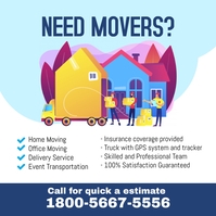 Movers and Packers Instagram Post Template | PosterMyWall